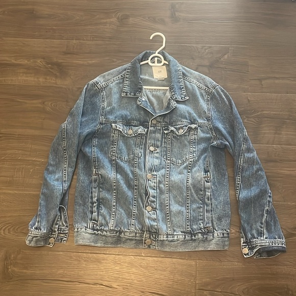 H&M | Jackets & Coats | Mens Hm Denim Jacket Size Medium 0 Cotton ...